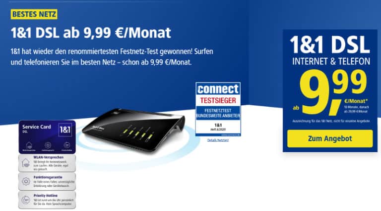 1&1 mit DSL für unter 10€ - Wie gut ist das Angebot wirklich? - welcher ...
